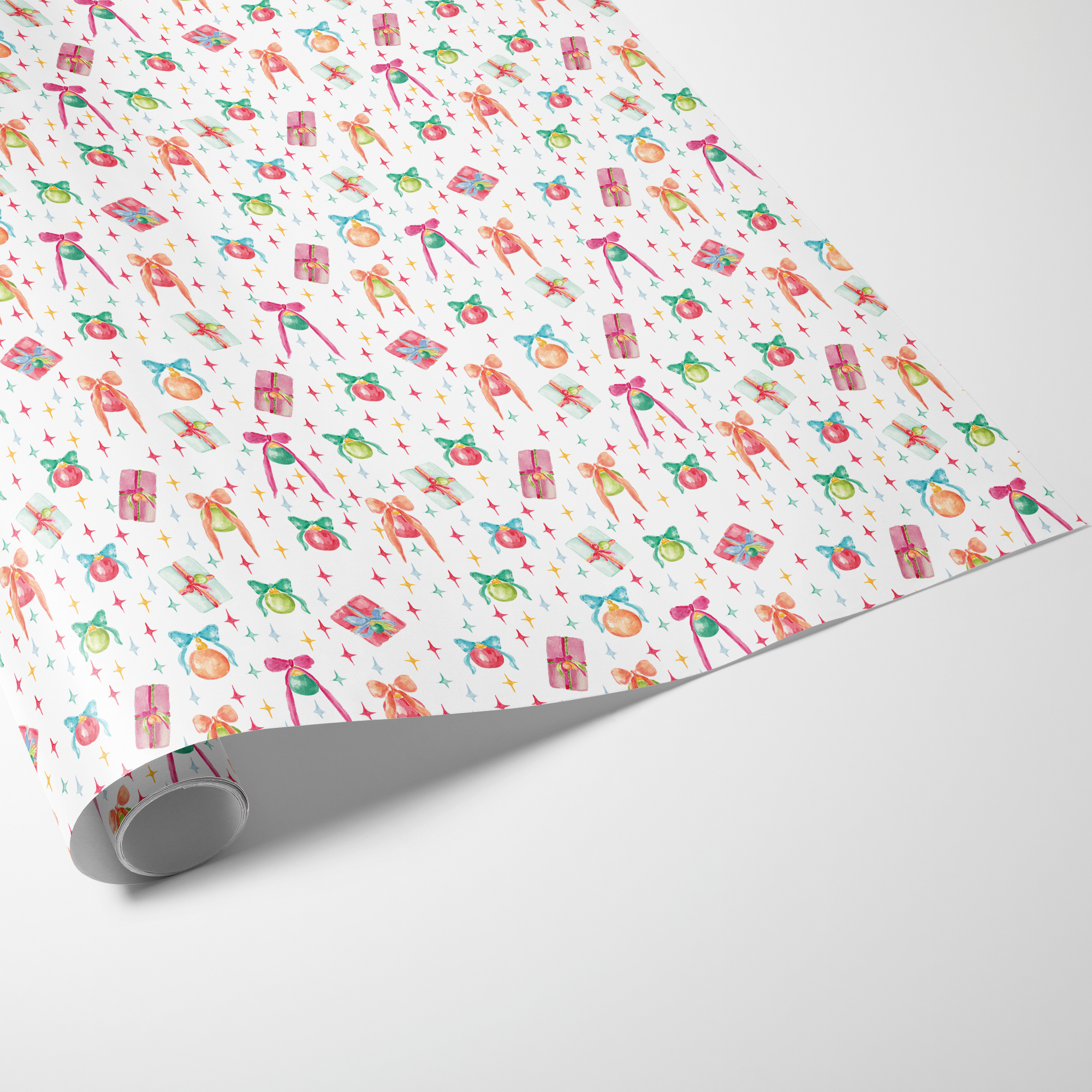 Kitschmas Ornament Wrapping Paper | Coast & Claire Designs – Coast ...