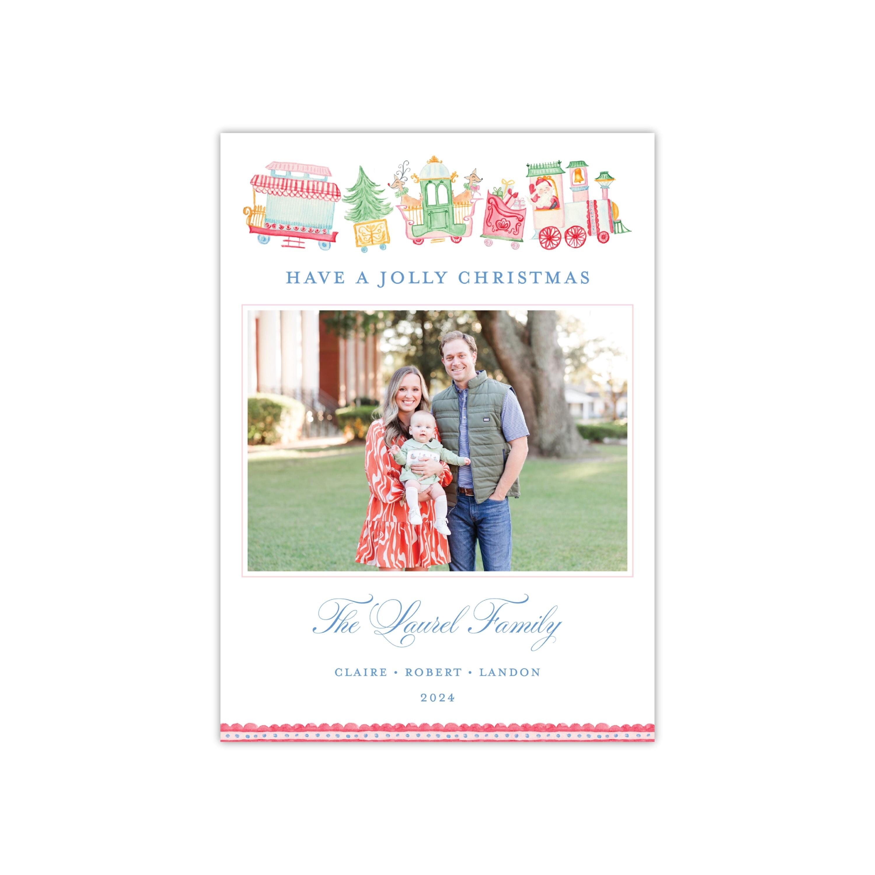 Polar Express Holiday Card – Coast & Claire Designs, LLC